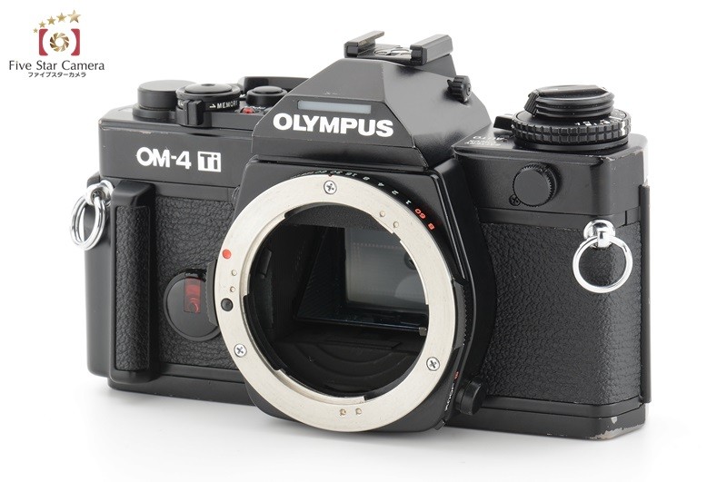 【中古】OLYMPUS オリンパス OM-4Ti ブラック フィルム一眼レフカメラ :OLYMPUS-OM-4Ti-0728:中古カメラの ...