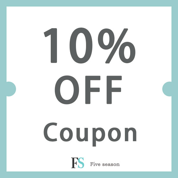 ショッピングクーポン - Yahoo!ショッピング -5のつく日曜祭Five seasonで使える10％OFFクーポン