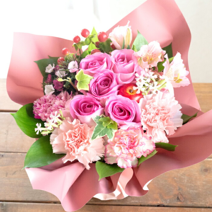 FlowerKitchen 花 フラワーアレンジ バラのハグアレンジ 生花 お祝い 誕生日 プレゼント ギフト FKAA : FlowerKitchen JIYUGAOKA - 通販 ...