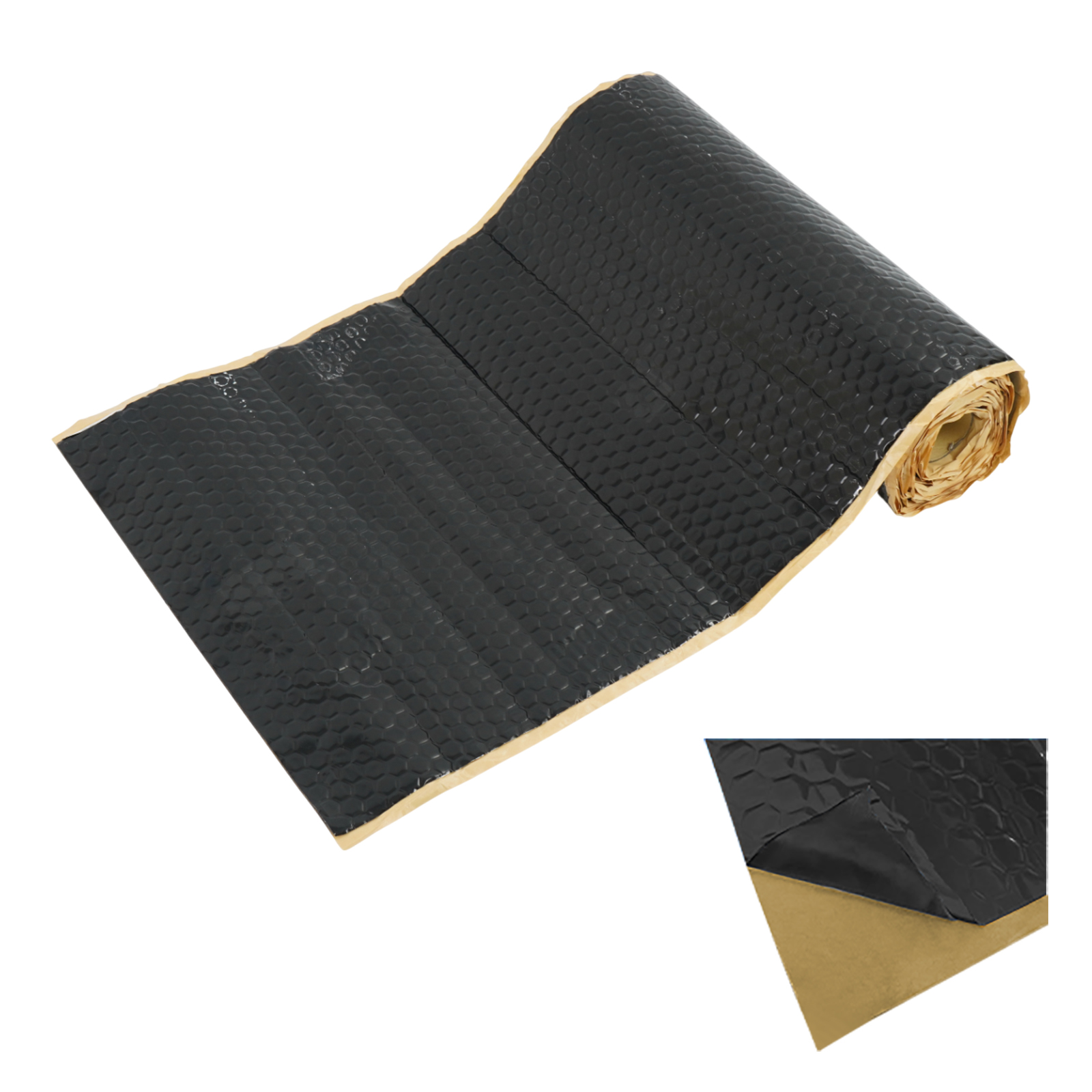 デッドニングシート 3m アルミニウム 吸音 振動 制振シート 防音シート 車 カー用品 防振材 厚さ2mm ビビリ音 ロードノイズ 軽減 ハサミでカット 簡単カット DIY ...