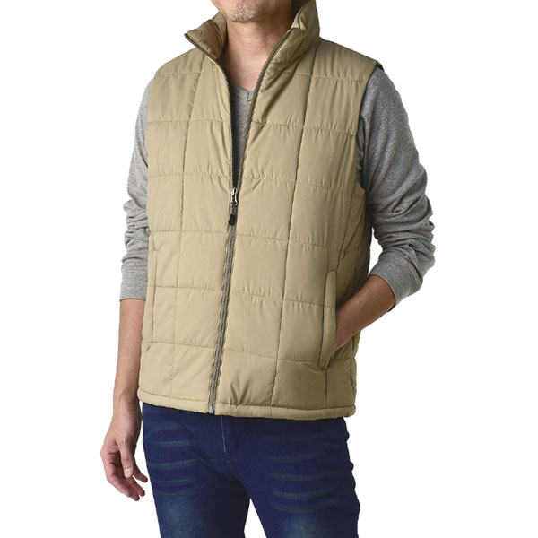 着るホカロン 中綿ベスト メンズ ホカロンベスト ジレ 保温機能中わた アウター 新作 A0D :a0d:FLAG ON CREW - 通販 - Yahoo!ショッピング