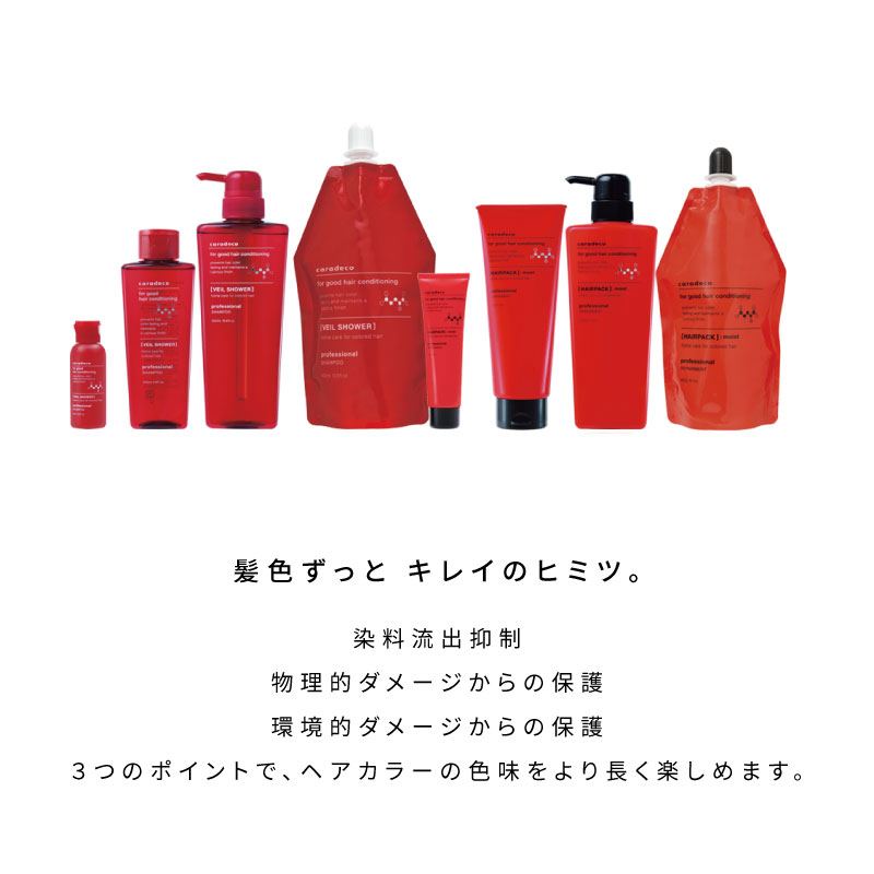 caradeco ナカノ キャラデコヴェールシャワー 500ml+ヘアパック