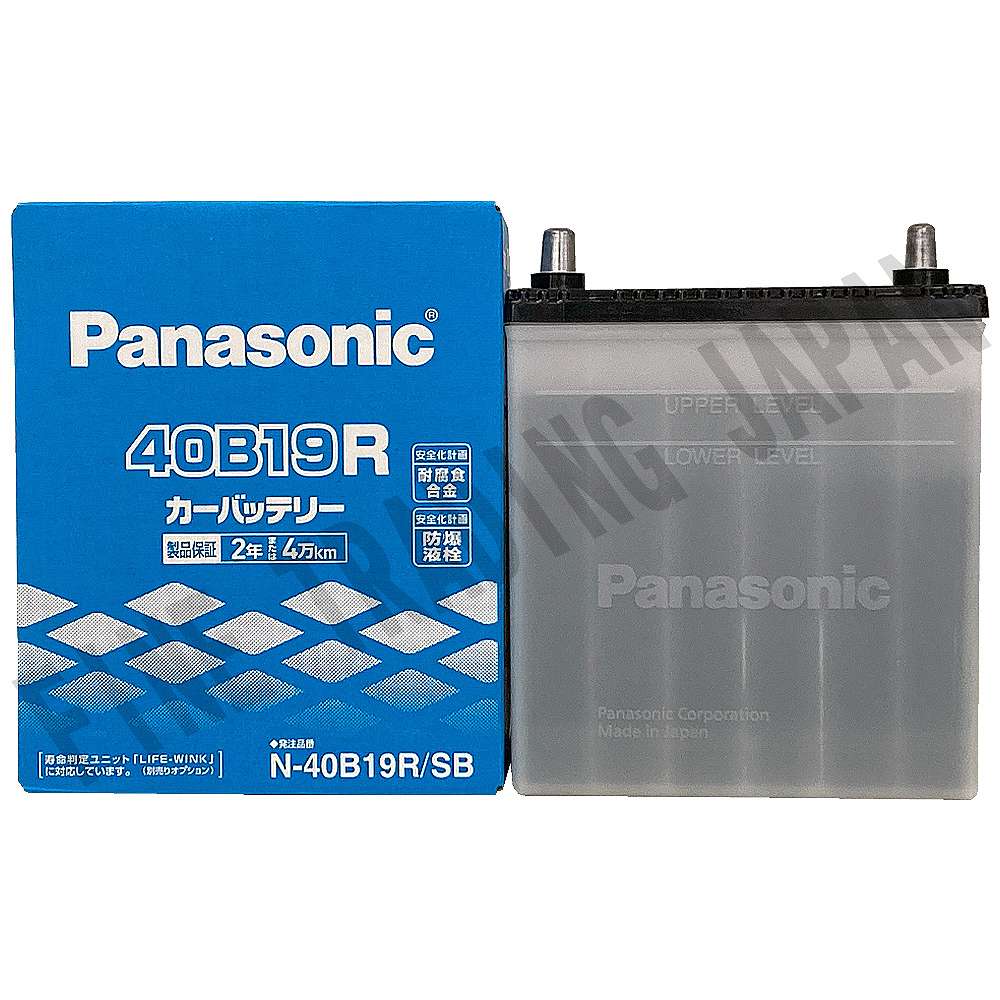 SB N-40B19R/SB バッテリー トヨタ ウィッシュ DBA-ZNE10G H17/9-H21/4 パナソニック 【H04006 ...