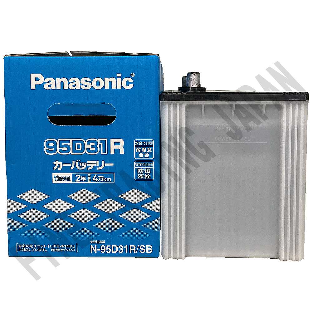 SB バッテリー パナソニック 95D31R 三菱 パジェロ KC-V46V H10/2-H11/9 【H04006】 : Car Hit ...