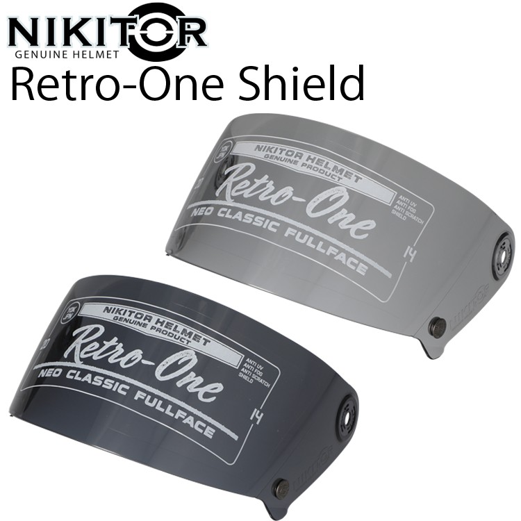 NIKITOR ニキトー Retro-One レトロワン専用交換シールド ライズ NIKITOR ニキトー Retro-One レトロワン専用交換シールド ライズ
