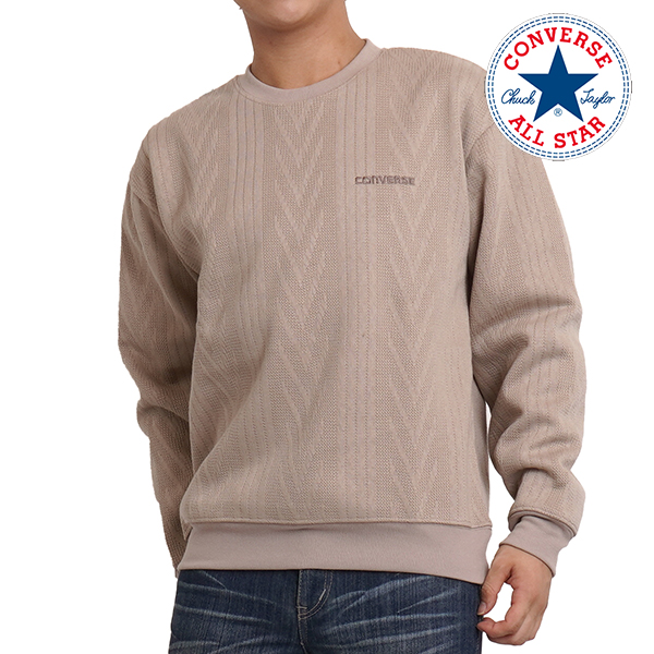 トレーナー メンズ ブランド 裏起毛 防寒 防寒着 スウェット 部屋着 ルームウェア クルー 秋 冬 スエット ゆったり コンバース ...