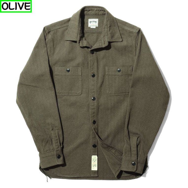 HOUSTON 送料無料 ヒューストン ヘリンボーンビエラシャツ NO.41050 ワークシャツ ヴィンテージ : FASHION ...