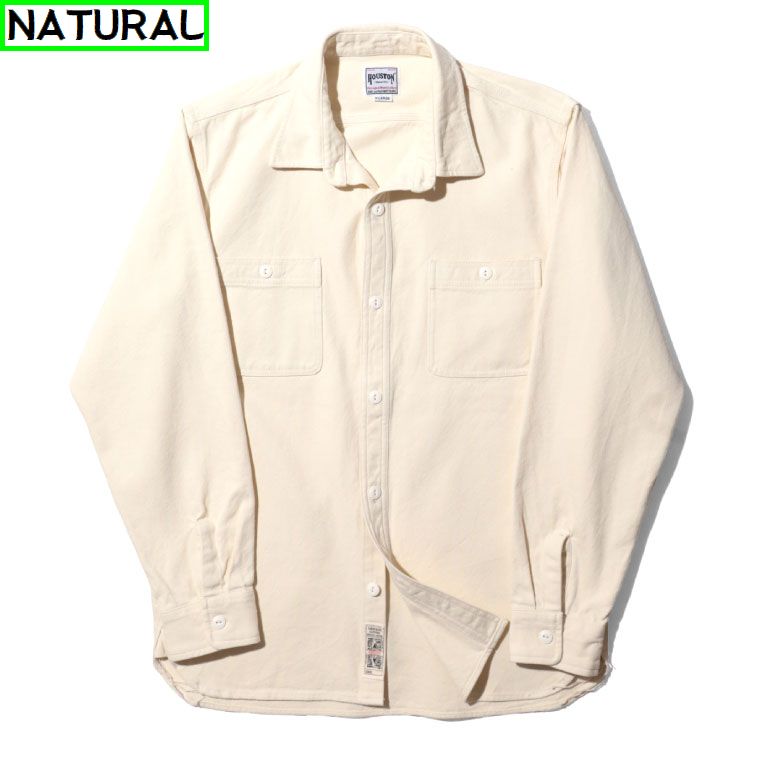 HOUSTON 送料無料 ヒューストン ヘリンボーンビエラシャツ NO.41050 ワークシャツ ヴィンテージ : FASHION ...