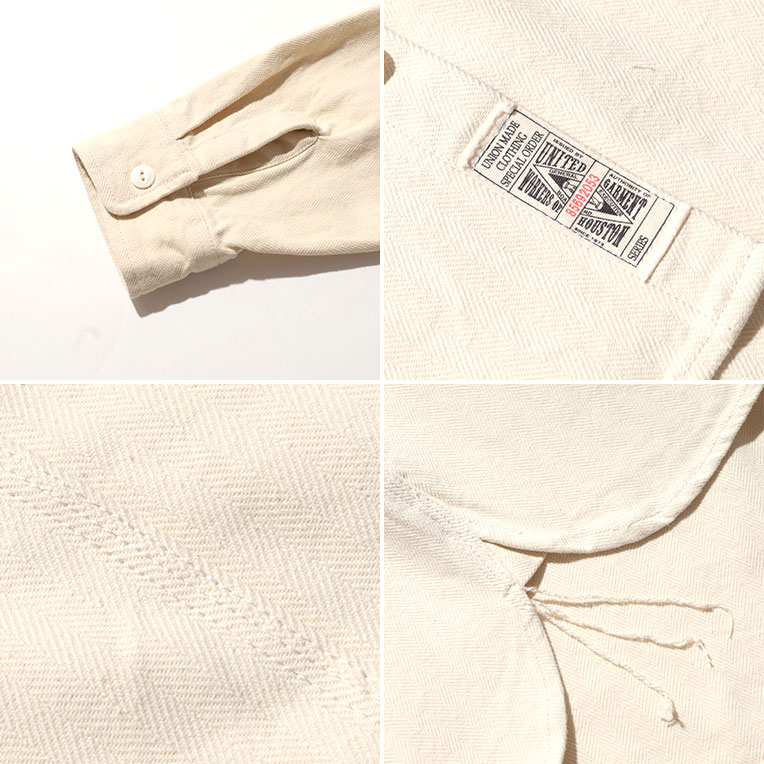 HOUSTON 送料無料 ヒューストン ヘリンボーンビエラシャツ NO.41050 ワークシャツ ヴィンテージ : FASHION ...