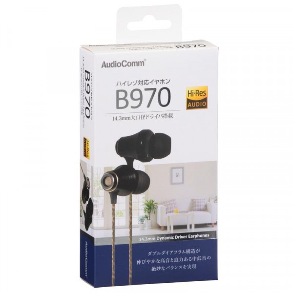 アグラム OHM B970 HP-B970N DIY.com - 通販 - PayPayモール AudioComm ハイレゾ対応イヤホン サイズ