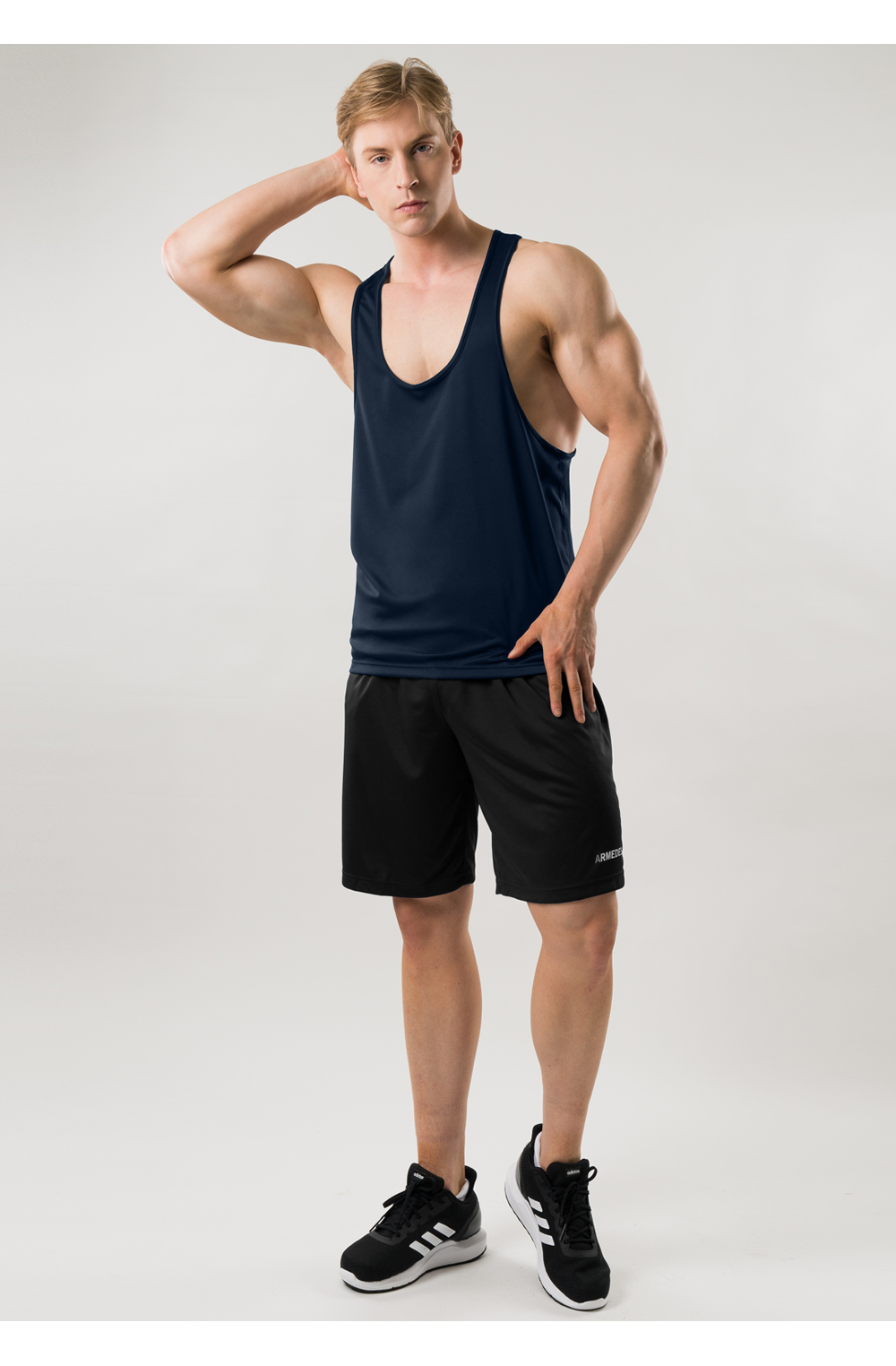 2枚セット ARMEDES アルメデス コンプレッション インナー 接触冷感 吸汗速乾 ルーズフィット タンクトップ メンズ M-2XL 全4 ...