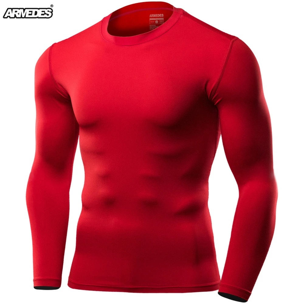 2枚セット 送料無料 ARMEDES アルメデス コンプレッション インナー Tシャツ 接触冷感 長袖 クールネック 丸首 メンズ M-3XL ...