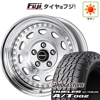 【新品国産5穴114.3車】 夏タイヤ ホイール4本セット 245/70R16 ブリヂストン デューラー A/T002 OWL/RBL ワーク ...