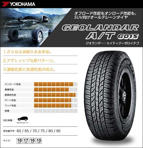 ヨコハマタイヤ（YOKOHAMA TIRE） 【新品】プラド/ハイラックス | サマータイヤ ホイール4本セット | 285/70R17 ...