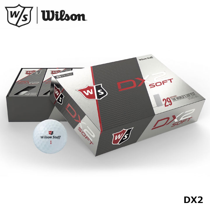 ウィルソン ディーエックス2 ゴルフボール 1ダース（12球入り） kasco Wilson DX2 SOFT GOLF BALLS 20p ...
