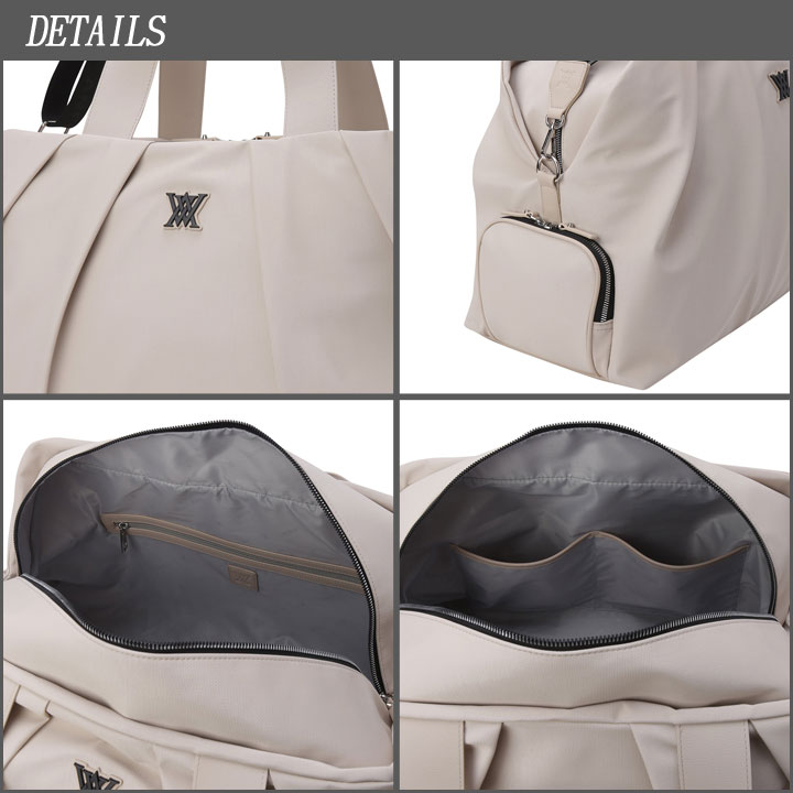 アニュー AGEUUBB03BEF シャーリング ボストンバッグ ANEW SHIRRING