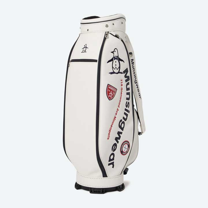 Munsingwear（マンシングウェア） MG6SCB02U ホワイト カーブロゴ