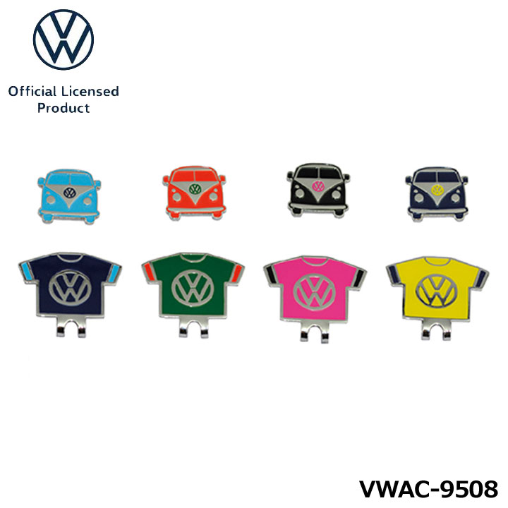 フォルクスワーゲン VWAC-9508 クリップマーカー Golf Marker ゴルフマーカー ユニセックスモデル ゴルフ VW ...