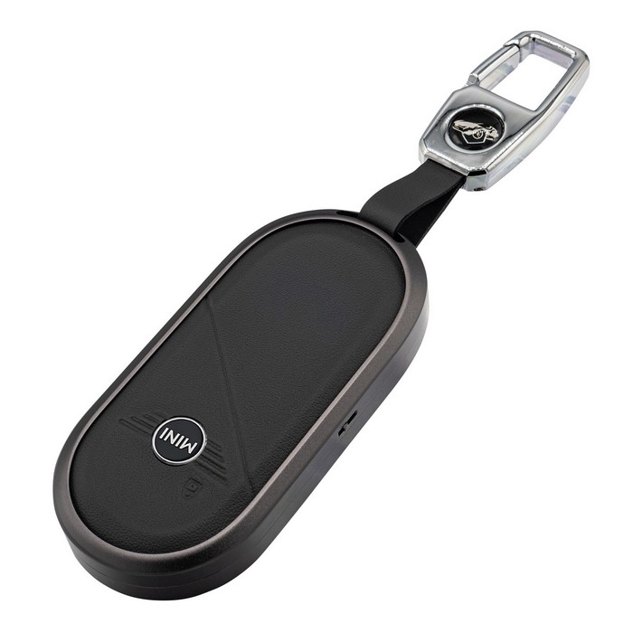 SKYBELL キーケース ミニクーパー 本革 f65 f66 f67 j01 j05 u25 bmw mini アルミ合金 キーカバー 鍵 ...