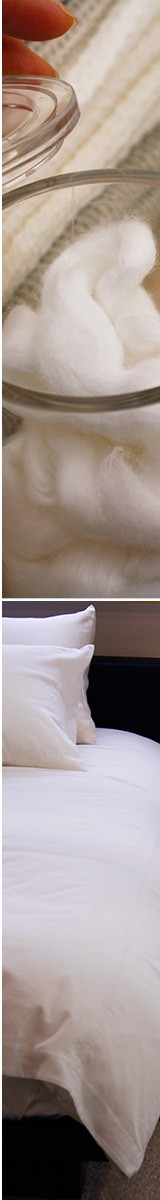 ネグリジェ シルクコットンサテンスリーパー（Mサイズ）（オフホワイト