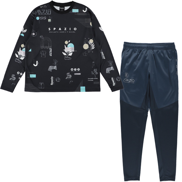 Spazio（スパッツィオ） 【上下セット】 オーバーサイズ ロンプラ 脇