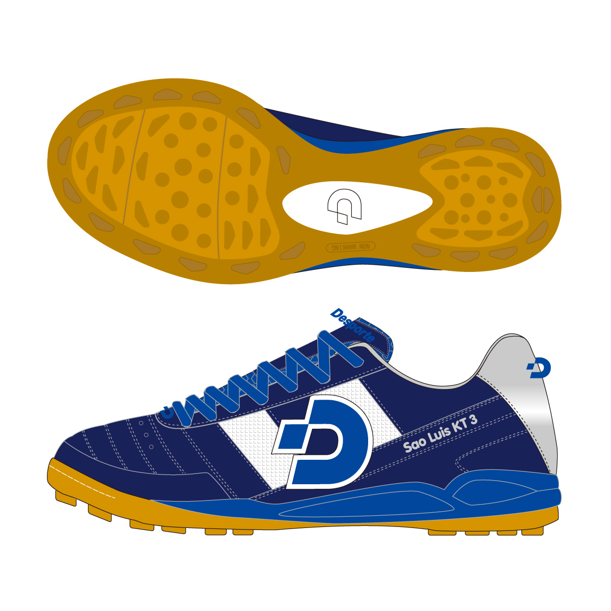 （先行予約）デスポルチ/Desporte フットサルシューズ（ターフ/人工芝用）/サンルイスKT3（DS-2045） :DS-2045:Sal.Yahoo!店 - 通販 - Yahoo!ショッピング