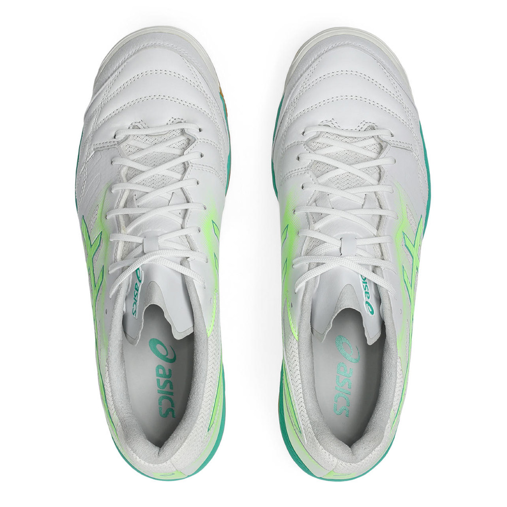 ASICS（アシックス） asics_アシックス フットサルシューズ DESTAQUE K FF WHITE/ILLUMINATE GREEN ...