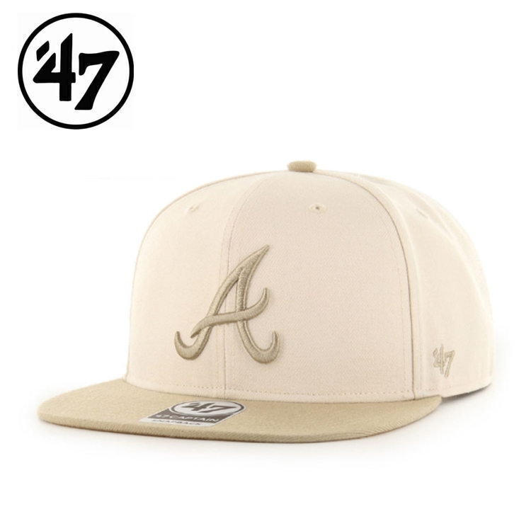 47Brand 47 フォーティーセブン Braves Sierra Shot World Series‘47 CAPTAIN cap ...