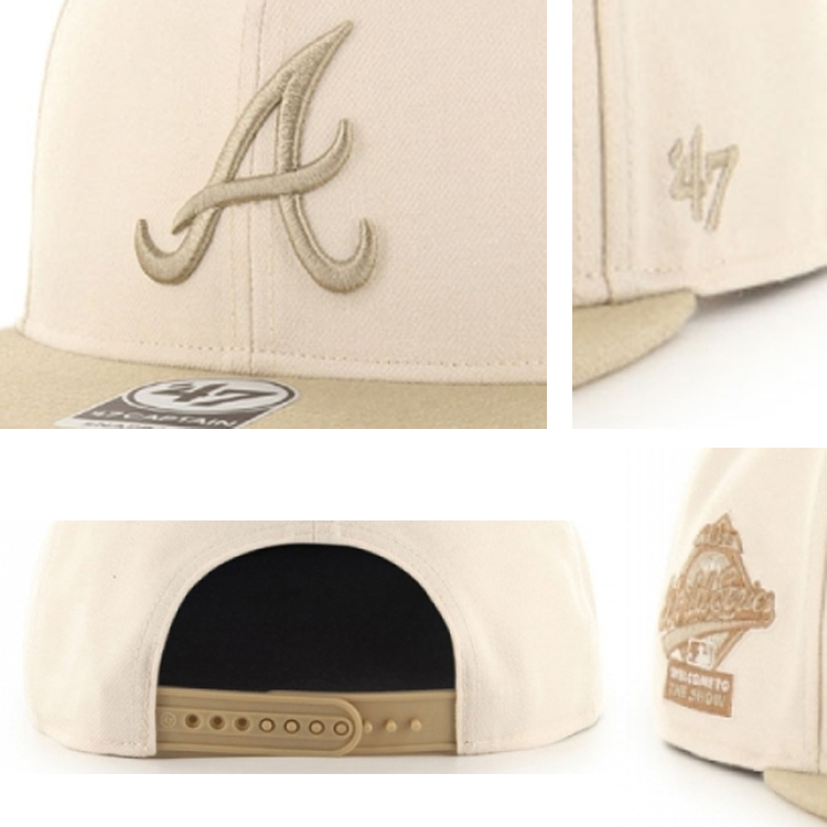 47Brand 47 フォーティーセブン Braves Sierra Shot World Series‘47 CAPTAIN cap ...