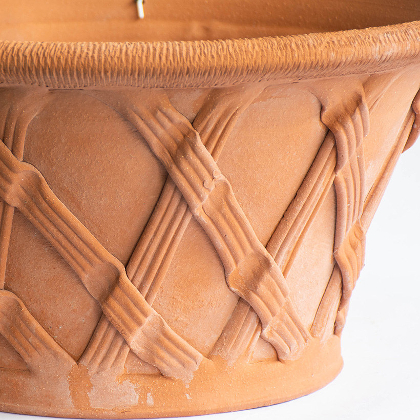 ウィッチフォード 植木鉢 ラティスハーフポット 直径42cmサイズ Whichford Pottery :wf-1454:ガーデンマート ...