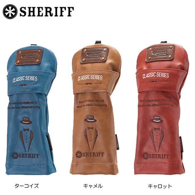 SHERIFF 【送料無料 メール便】【クラシックシリーズ】【2025年モデル】SHERIFF シェリフ 数量限定モデル ユーティリティー用 ヘッドカバー SFC-018 : ギアムーブストア ...