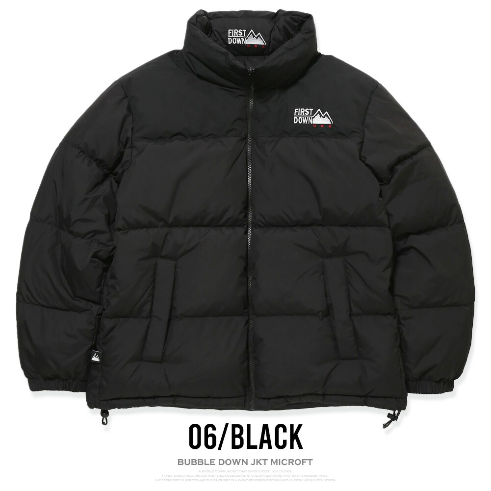 ダウンジャケット メンズ リバーシブル FIRSTDOWN USA ダウン ブルゾン 暖かい 秋冬 リアルダウン スタンドカラー 防寒 カジュアル 白 : メンズファッション GENELESS ...