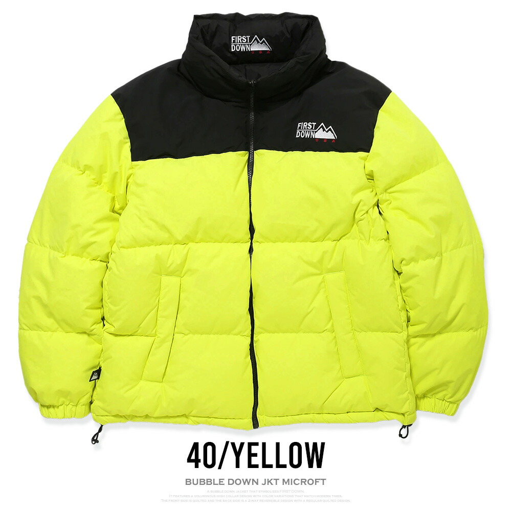 ダウンジャケット メンズ リバーシブル FIRSTDOWN USA ダウン ブルゾン 暖かい 秋冬 リアルダウン スタンドカラー 防寒 カジュアル 白 : メンズファッション GENELESS ...