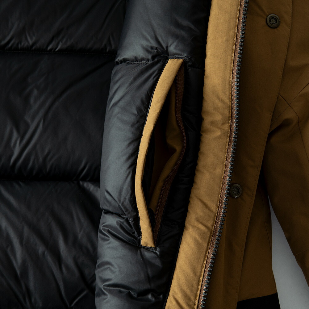 ダウンジャケット メンズ FIRSTDOWN USA ダウン ブルゾン 暖かい 秋冬 リアルダウン ラップダウンパーカー ブラウン シンプル 長袖 黒 : 07-0238mz : メンズ ...