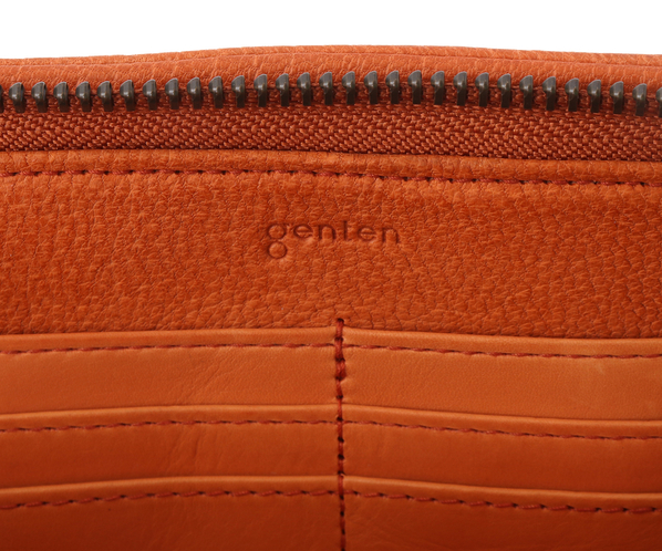 【ゲンテン公式】 genten 44360 ゲンテン ゴートベーシック ラウンド長財布 本革長財布 レディース 山羊革 長財布 ラウンドファスナー シンプル 大容量 : 44360 ...
