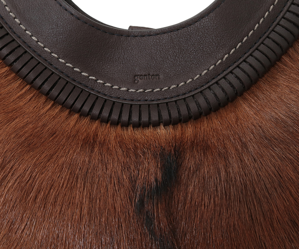 genten（ゲンテン） genten 44825 ゴートファー 2way ショルダーバッグ 本革バッグ レディース ファーバッグ ...