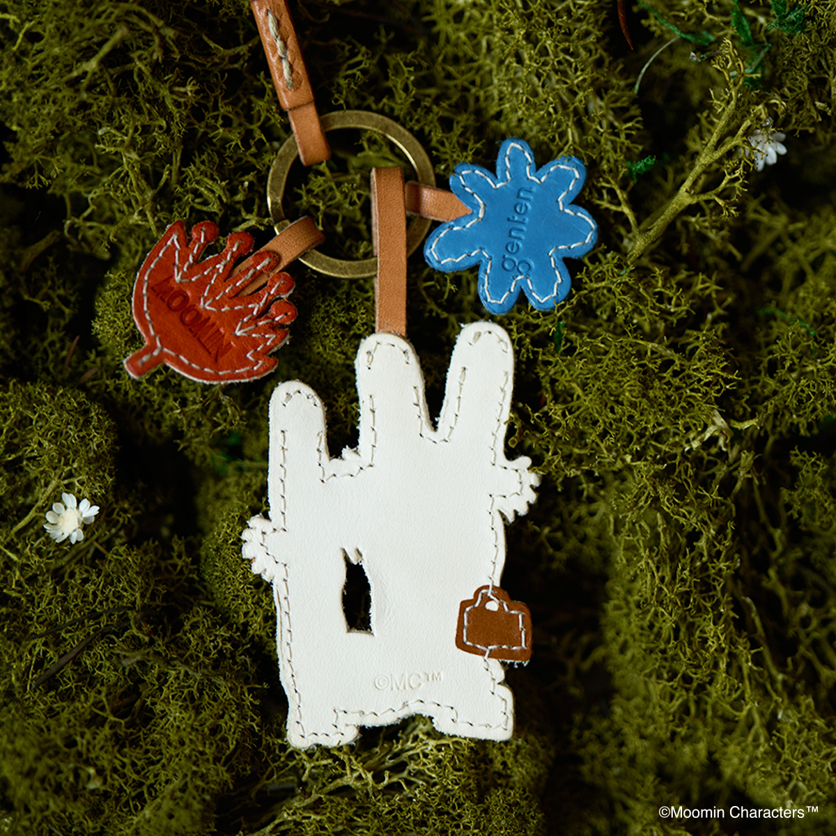 genten ゲンテン 46149 MOOMIN collection ワクワクチャーム「ニョロニョロ」革小物 本革 チャーム レザー : genten 公式ショップ - 通販 - Yahoo ...