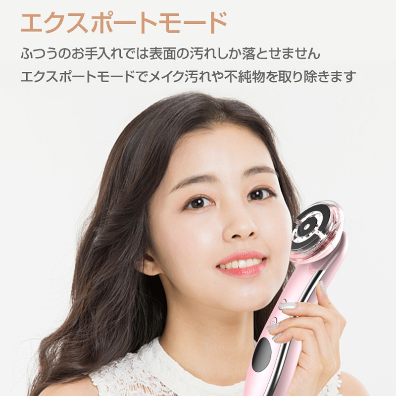 超音波美顔器 EMS RF美顔器 RF 振動 LED エステ 光エステ ニキビ