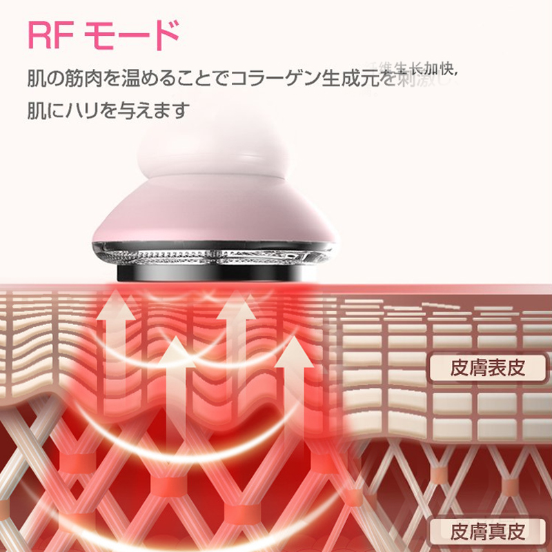 超音波美顔器 EMS RF美顔器 RF 振動 LED エステ 光エステ ニキビ