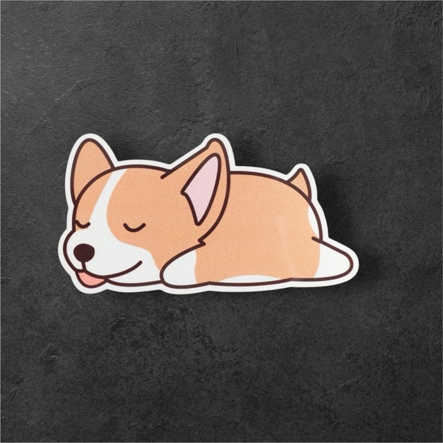 ぐったり ゆるコーギー 防水反射ステッカー : CP Select - 通販 - Yahoo!ショッピング