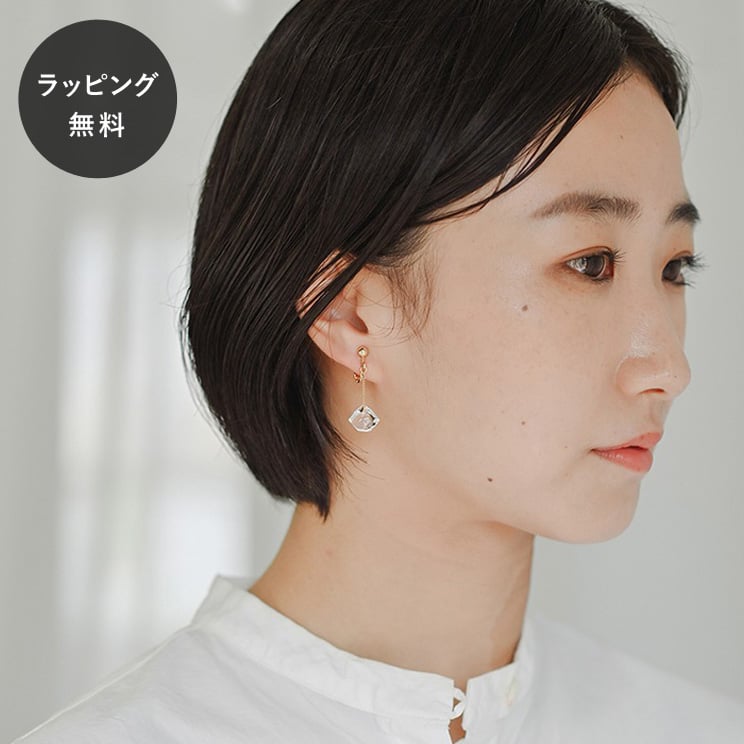 HARIO ハリオ イヤリング ダイヤモンド カレット HAA-DC-E :aa-1304:giftgiftgift ギフトギフトギフト ...