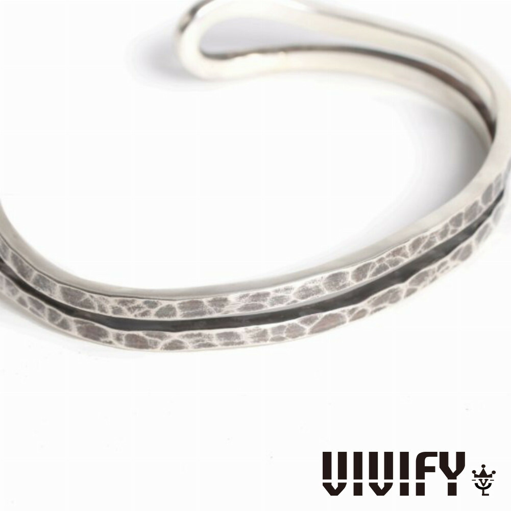 VIVIFY ビビファイ アクセサリー ブレスレット バングル シルバー Loopin’ Bangle 槌目 : 新宿銀の蔵 シルバーアクセサリー - 通販 - Yahoo!ショッピング