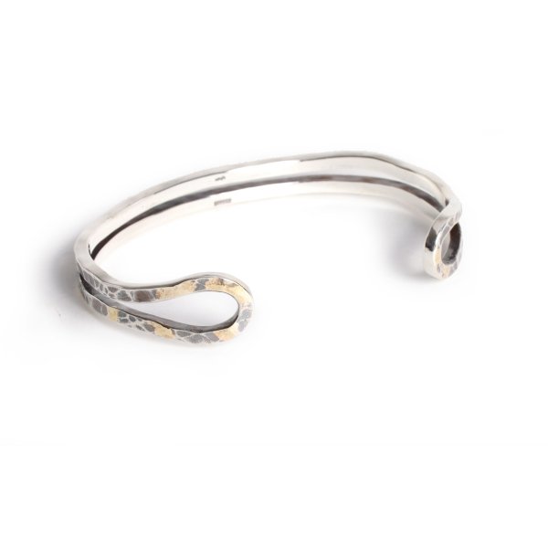 VIVIFY ビビファイ アクセサリー ブレスレット バングル シルバー ゴールド Loopin’ Bangle 槌目 w Gold : 新宿銀の蔵 シルバーアクセサリー - 通販 ...