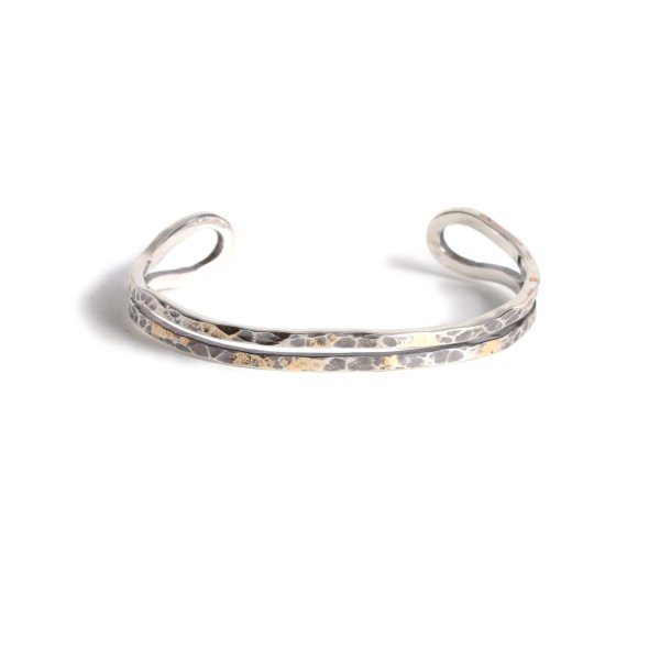 VIVIFY ビビファイ アクセサリー ブレスレット バングル シルバー ゴールド Loopin’ Bangle 槌目 w Gold : 新宿銀の蔵 シルバーアクセサリー - 通販 ...