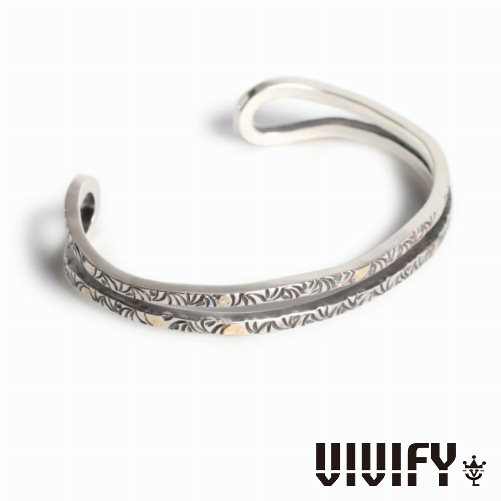 VIVIFY ビビファイ アクセサリー ブレスレット バングル シルバー ゴールド Loopin’ Bangle アラベスク w Gold : vivi-vfb-197 : 新宿銀の蔵 ...