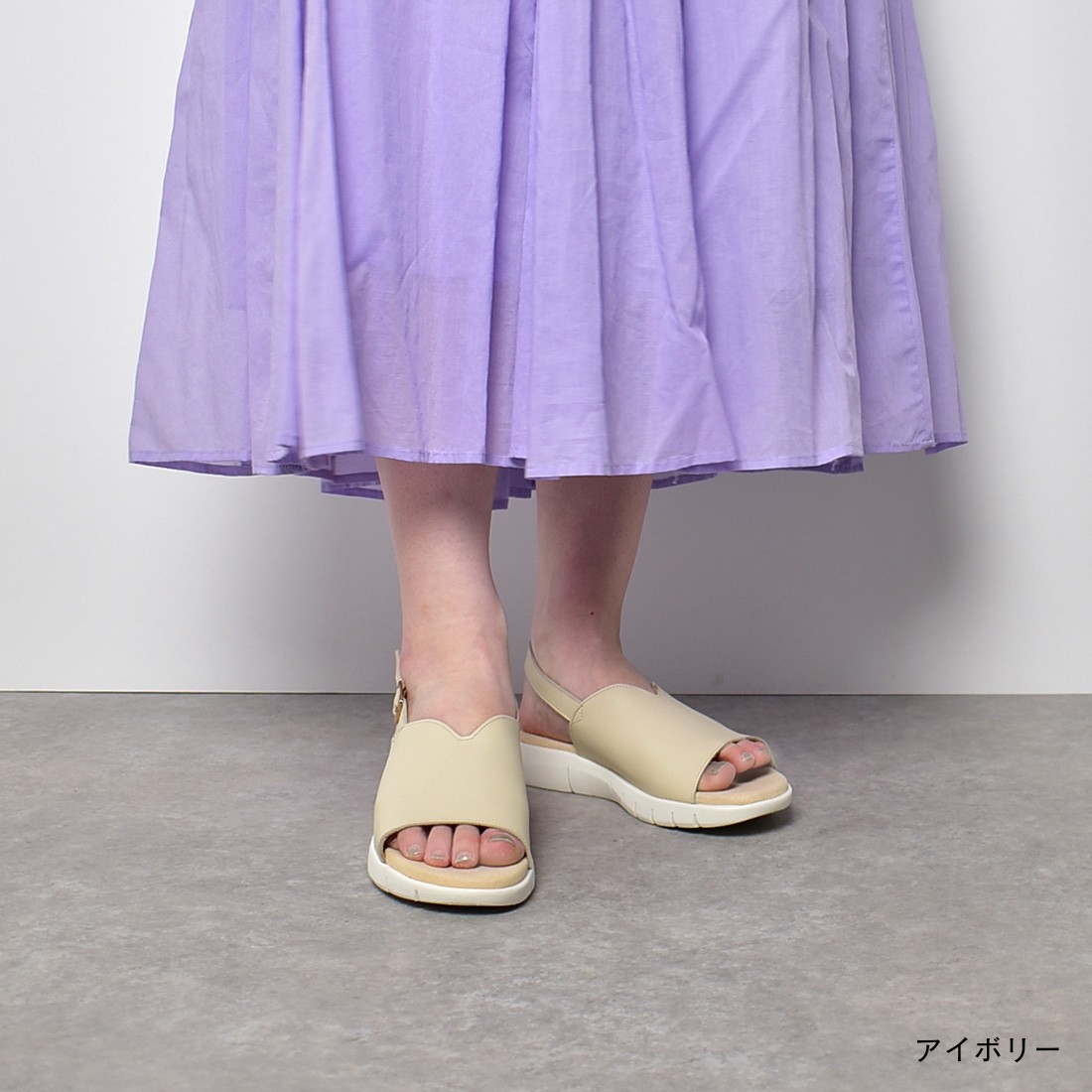 銀座ワシントン 【SALE／20%OFF】サンダル 甲深 ストラップ ホワイトソール 夏 ホールド感 2E EE 爽やか 3.5cmヒール 歩きやすい 履きやすい : 銀座ワシントン ...