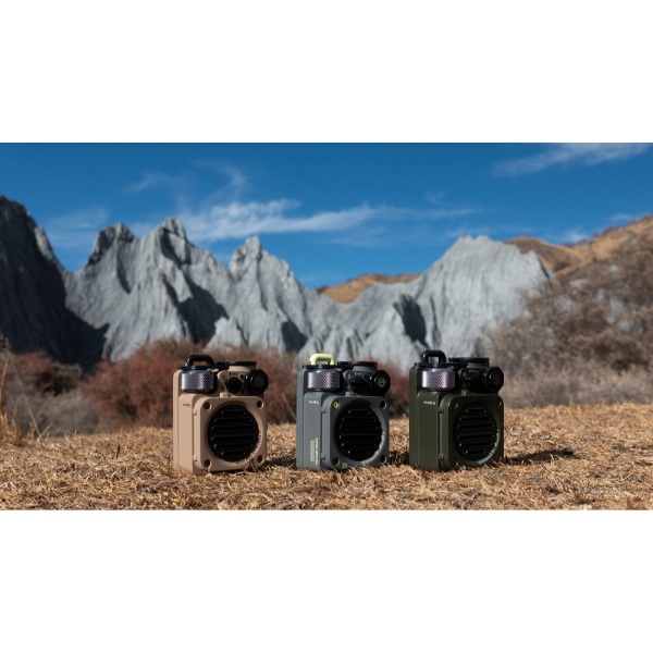 MUZEN Wild Mini 第2世代 Bluetooth スピーカー ポータブルスピーカー ジャングルグリーン MW-PVXI2 ...