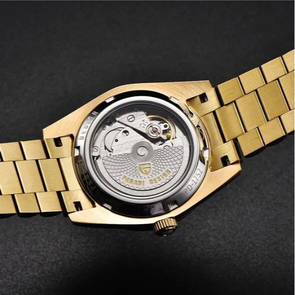 腕時計 メンズ PAGANI DESIGN PD-1752 自動巻き 36mm ゴールド ブラック文字盤 日付・曜日表示 パガーニデザイン/srm : スーパーぎおん ヤフーショップ - 通販 ...