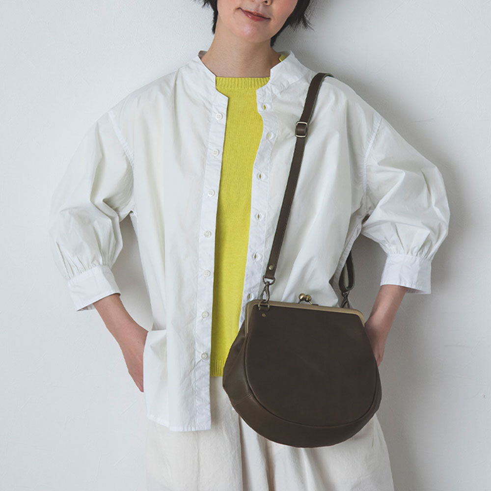 kanmi Kanmi. カンミ しずく がま口ポシェット B23-80 ミニバッグ ショルダーバッグ レディース 本革 レザー 日本製 : GLENCHECK - 通販 - Yahoo!ショッピング