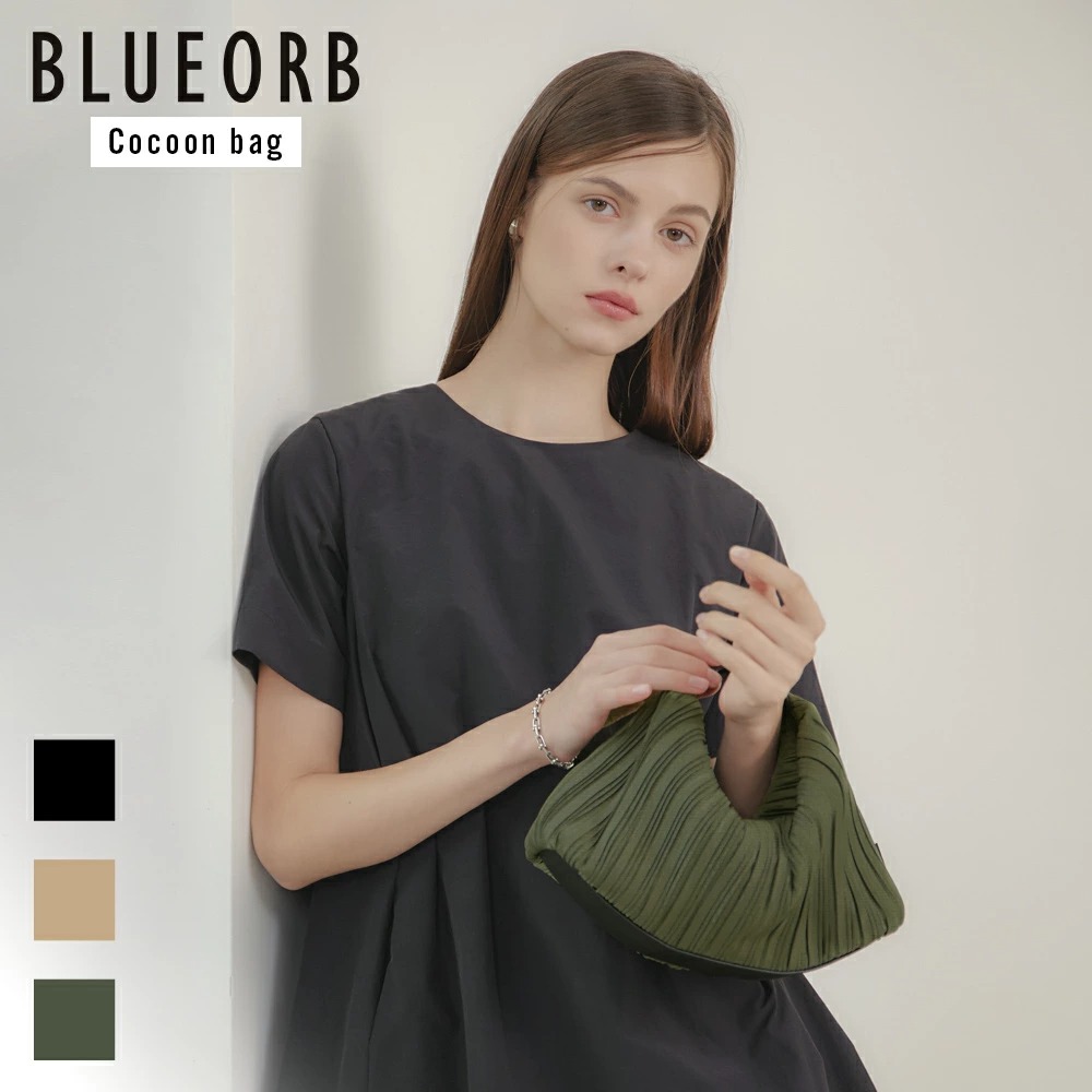 Cocoon bag ハンドバッグ トートバッグ ミニトート プリーツバッグ レディース 韓国ファッション BLUEORB/ブルーオーブ : GLENCHECK - 通販 - Yahoo!ショッピング